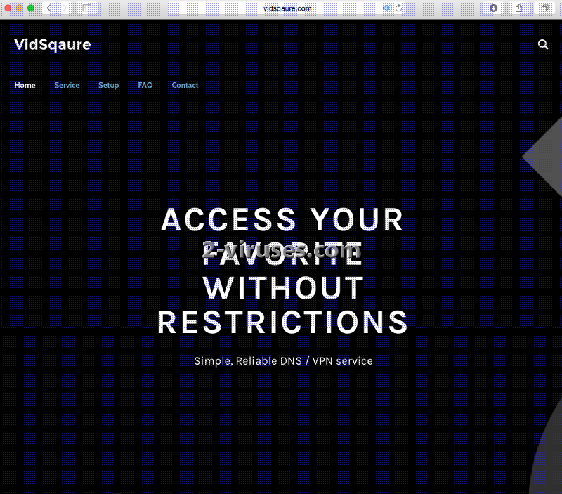 Ads by Vidsqaure - MalwareRid