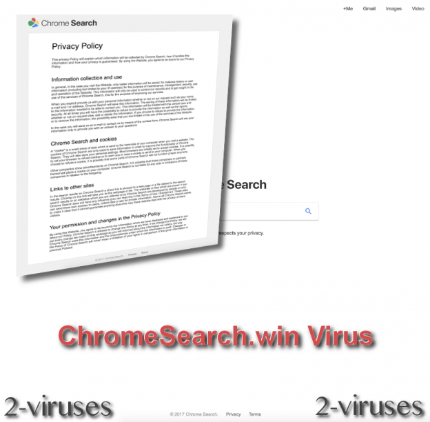 Chromesearch.win ブラウザハイジャッカー - MalwareRid